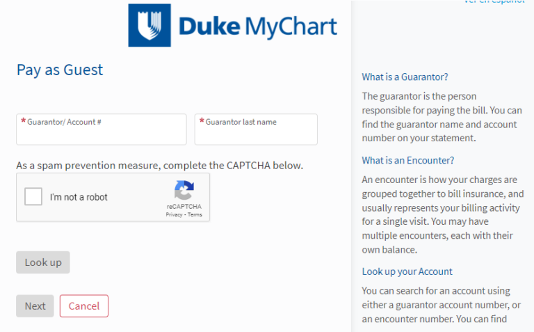 Pay Your Bill - My Duke Health